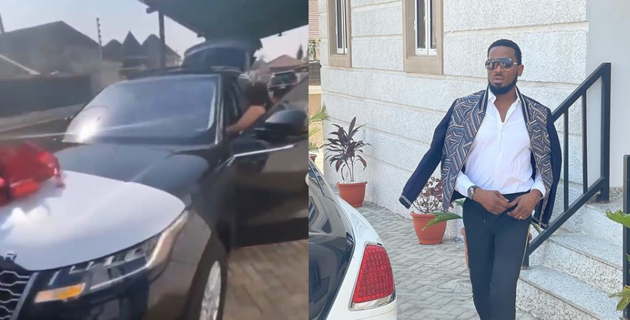 Dbanj surprises his wife with a Brand new Range Rover Velar - 102.3 Max FM